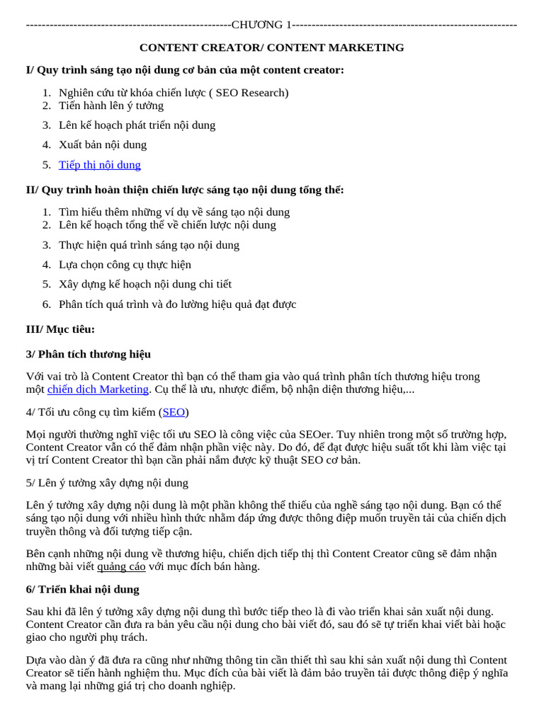 Content Creator Content Marketing | PDF