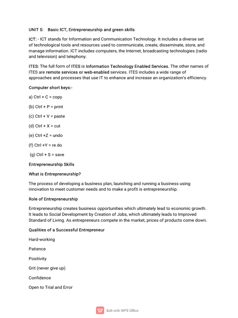 Ict Skills 1 Pdf