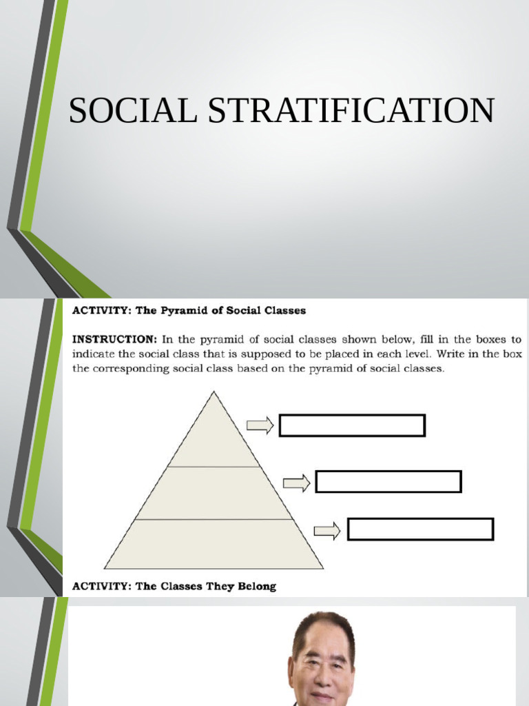 Lesson 5 Social Stratification | PDF | Social Stratification | Social ...