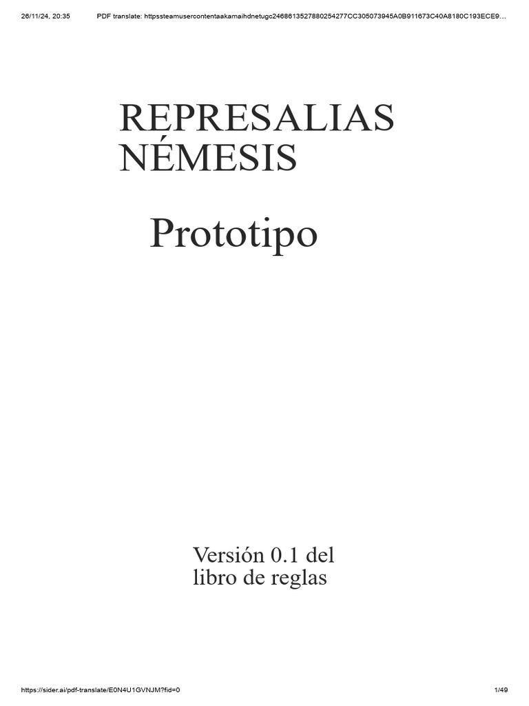 Nemesis Retaliation | PDF