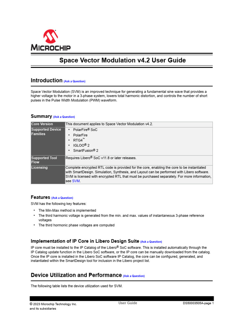 Space Vector Modulation Ug | PDF | Power Inverter | Computer Engineering