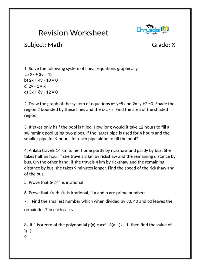 math rws (2) | PDF | Mathematical Concepts | Algebra