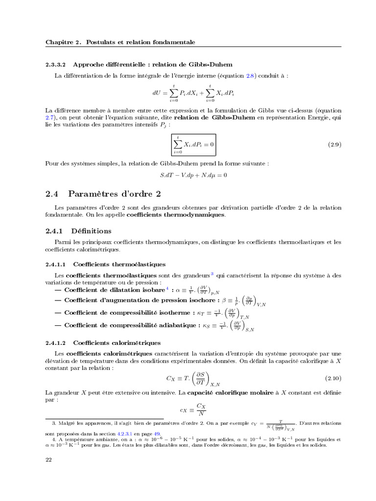 Thermo 3 | PDF | Dilatation thermique | Entropie