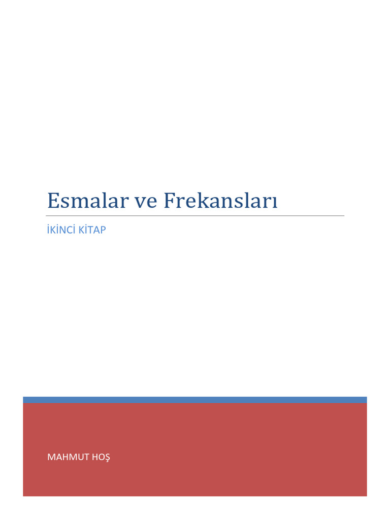 Esmalar Ve Frekanslari 2 | PDF