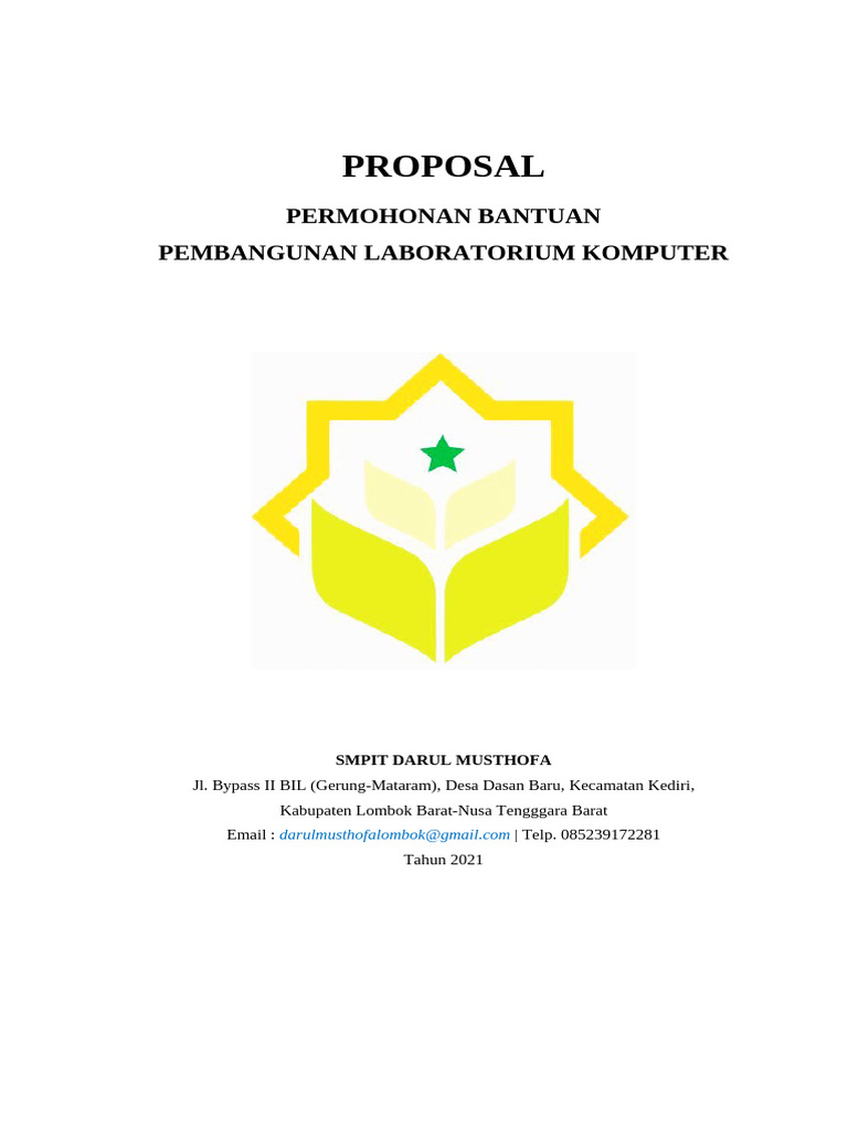 Proposal Laboratorium Komputer | PDF