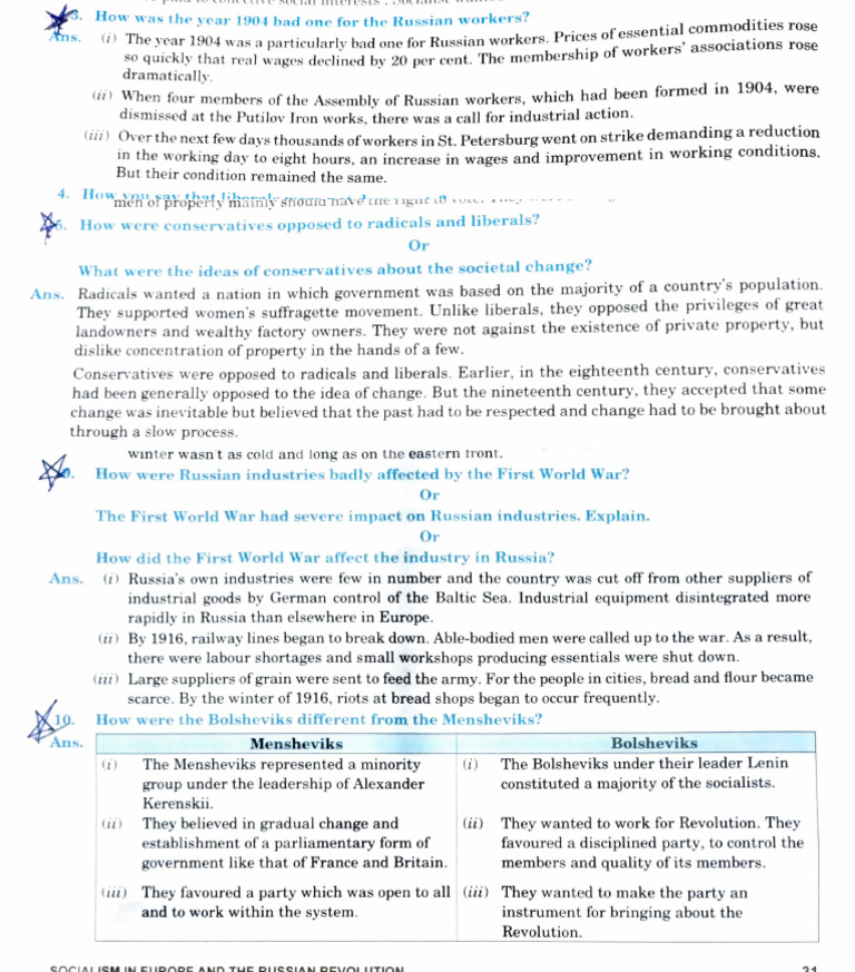 Class 9 History Chapter 2 Russian Revolution.. (1) | PDF | Vladimir ...