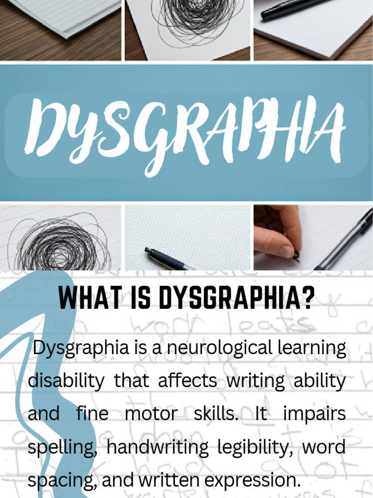 Dysgraphia 20241219 124722 0000 | PDF | Cognitive Science | Learning