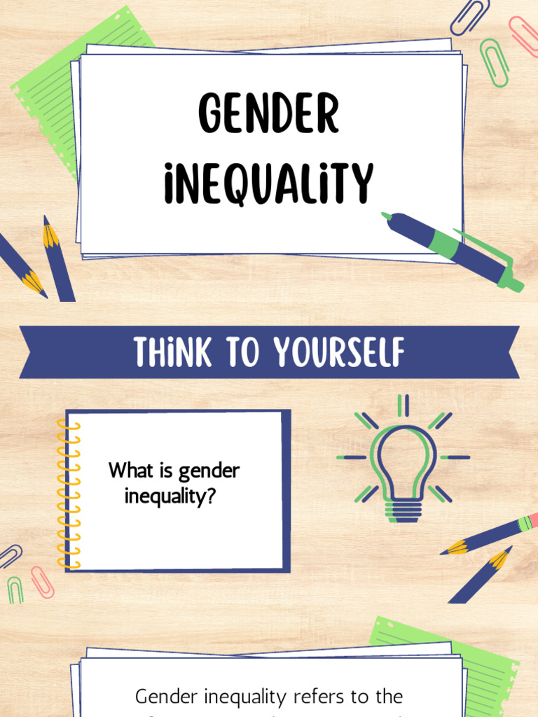 Gender Inequality | PDF