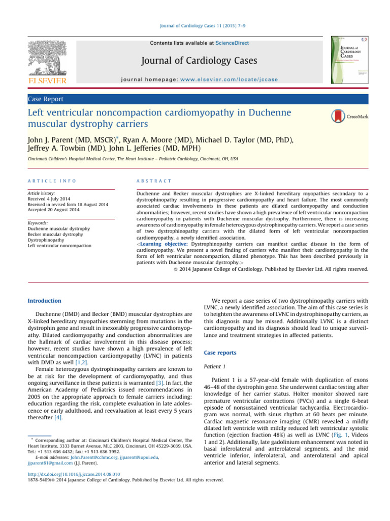 Left-ventricular-noncompaction-cardiomyopathy-in-Duche_2015_Journal-of-Cardi | PDF | Ventricle ...