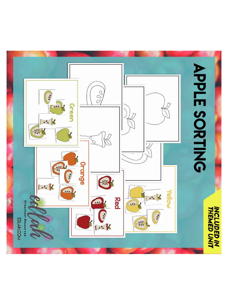 Apple Sorting Activity for Kids | PDF