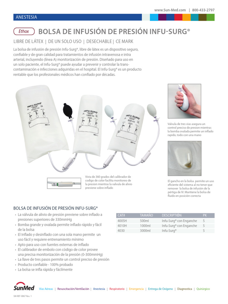 SM-REF-0067, SPA Ethox Infu-SurgPressureInfusion Rev1 | PDF ...