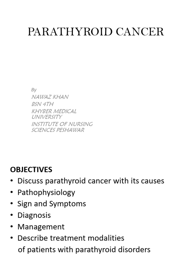 Unit 2 (L); Parathyroid Cancer, Educational Platform | PDF ...