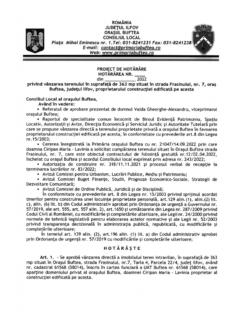 proiect-vanzare-cartier-tineri | PDF