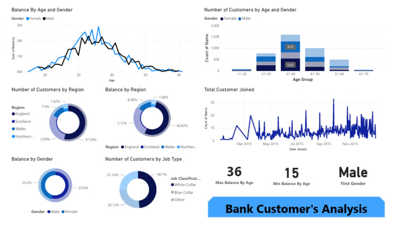 Bank Data Analysis Dashboard Pdf