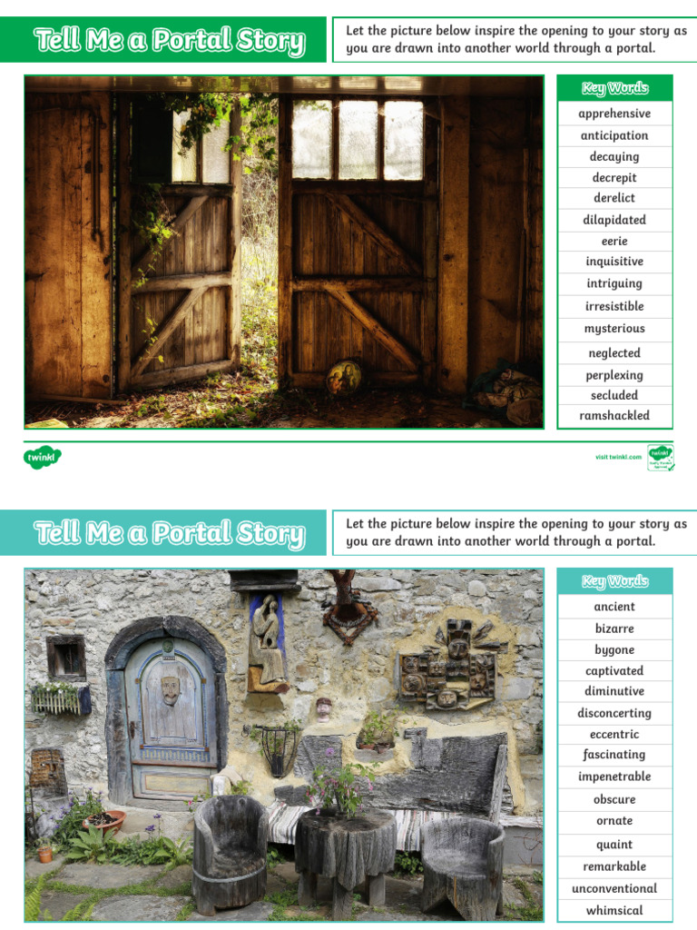 t e 1709805112 Ks2 Tell Me a Portal Story Opener Writing Inspiration ...