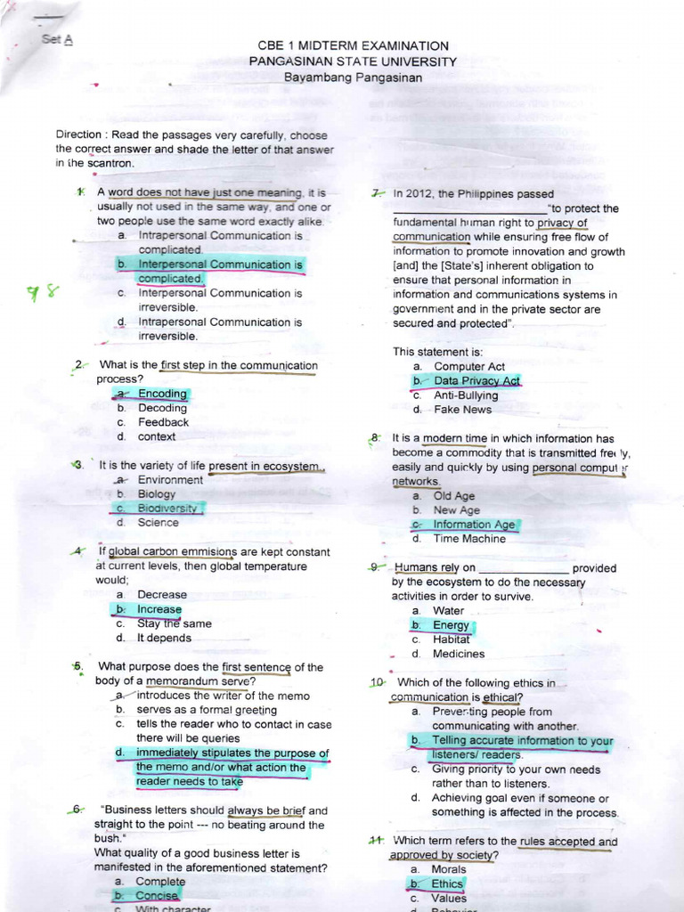 Finals Cbe 1 | PDF