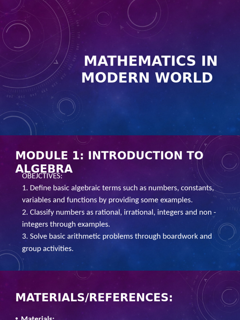 Introduction to Algebra Concepts | PDF | Numbers | Inequality (Mathematics)