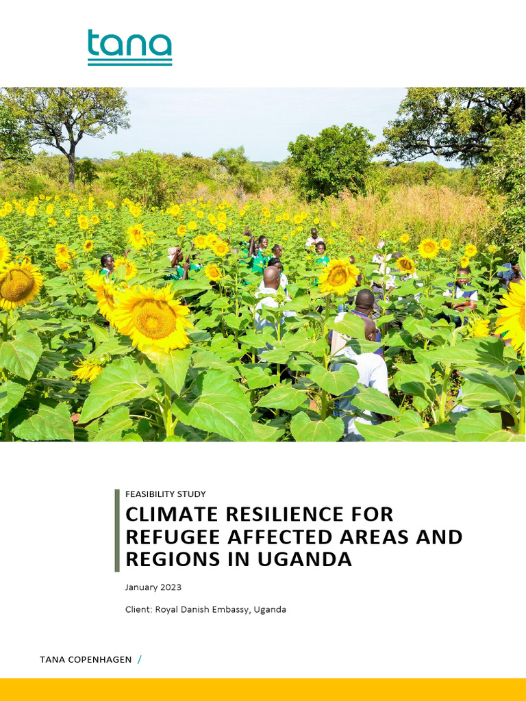 1 Feasibiliy Report Climate Resilience For Refugee Affected Areas and ...