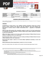 Normal MRI Report Summary | PDF | Knee | Vertebral Column