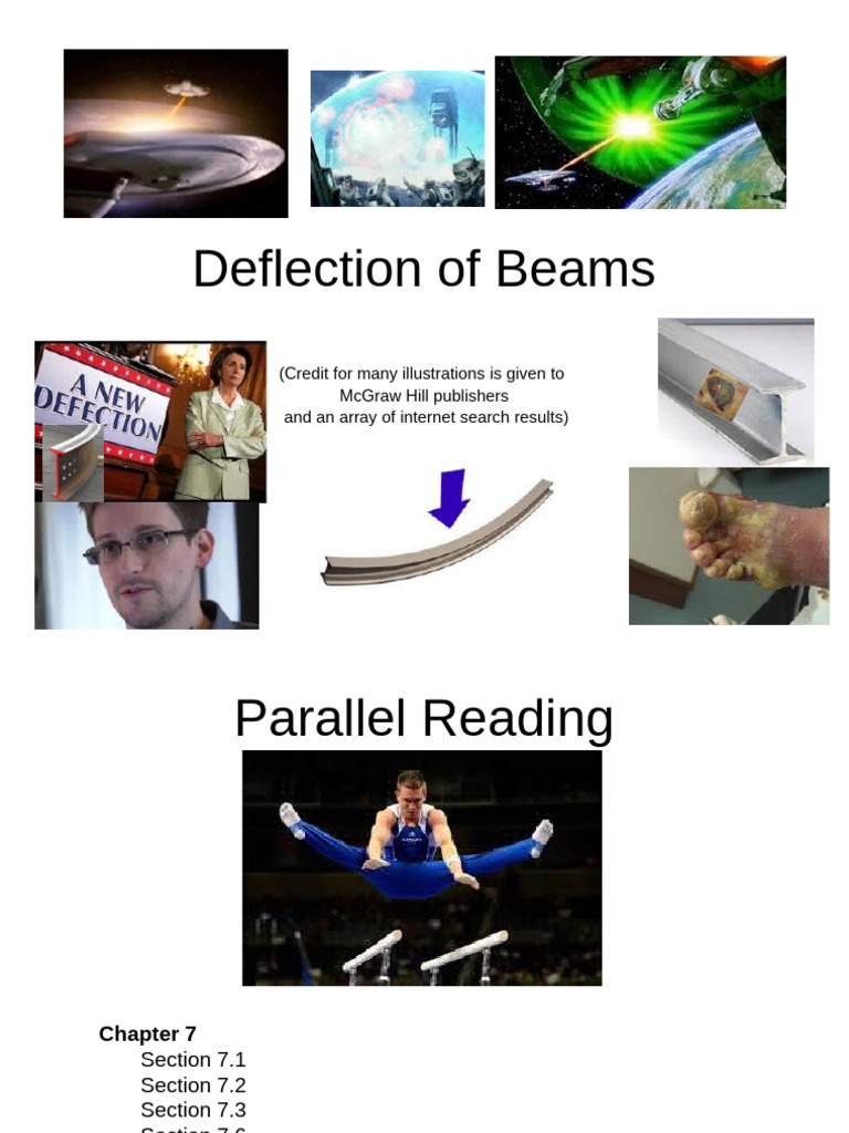 Beam Deflection and Calculus Guide | PDF | Beam (Structure) | Bending