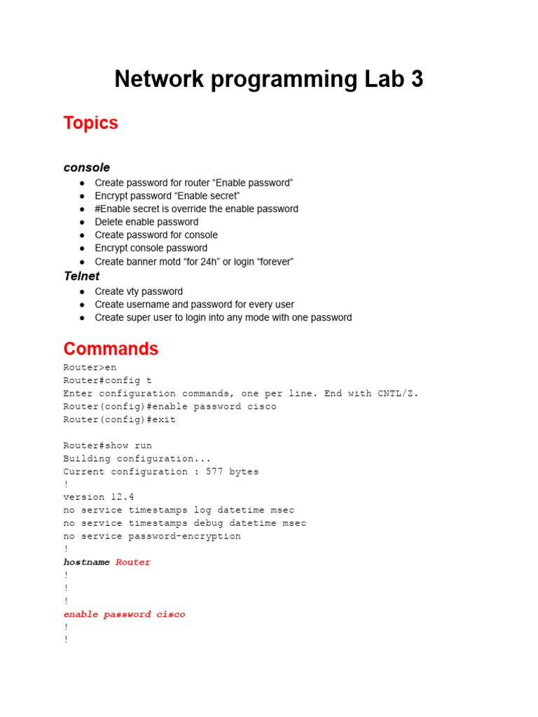 Network Programming Lab 3-2 | PDF | User (Computing) | Superuser