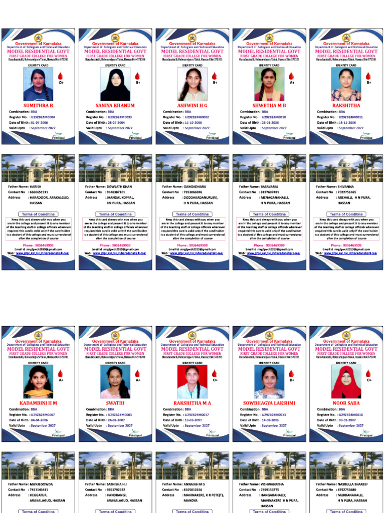 MODEL RESIDENTIAL GOVT CLG FOR WOMEN MERGED PDF | PDF