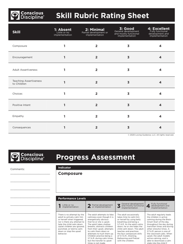 Skill Rubric for Child Development | PDF | Intention | Empathy