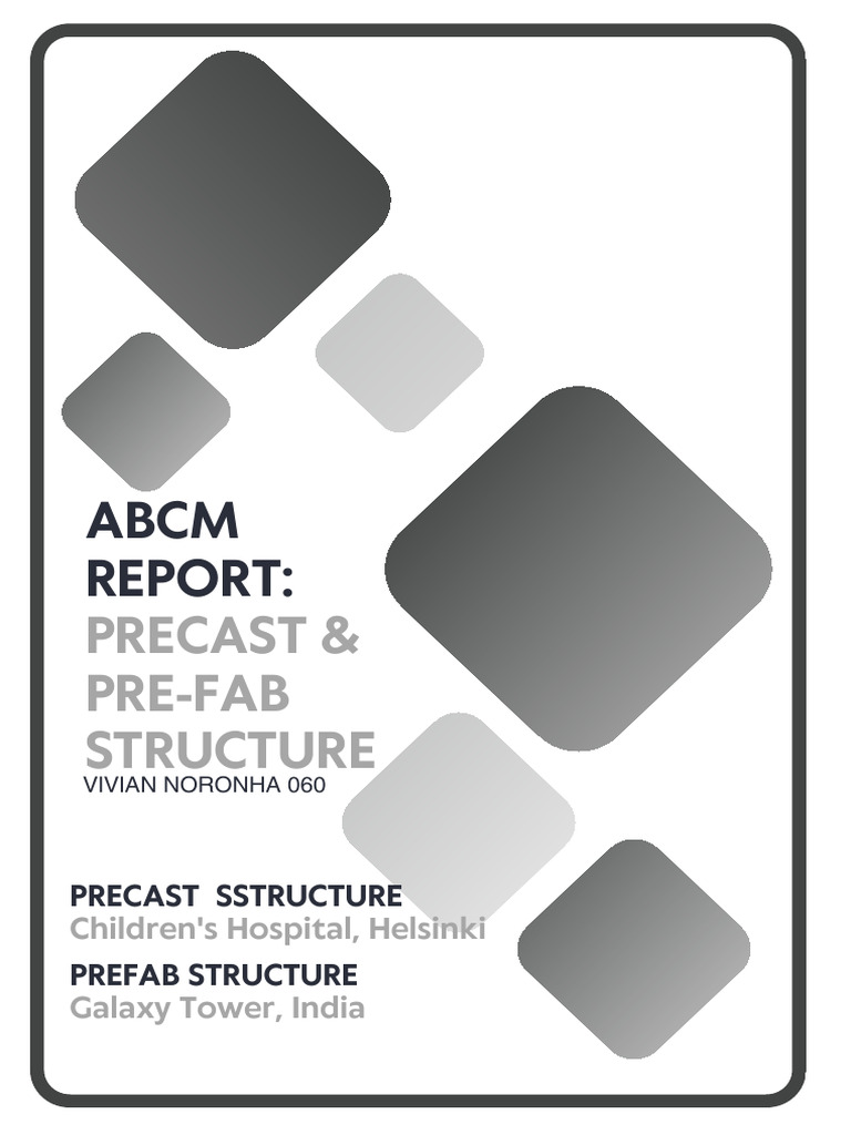 abcm precast structure | PDF | Precast Concrete | Concrete
