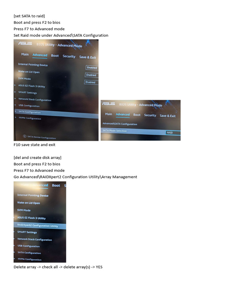 2020 - FA506 - 706I Series - RAID0 SOP | PDF