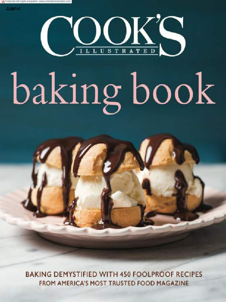 Cooks Illustrated Baking Book | PDF | Bicarbonato de sodio | Pasteles