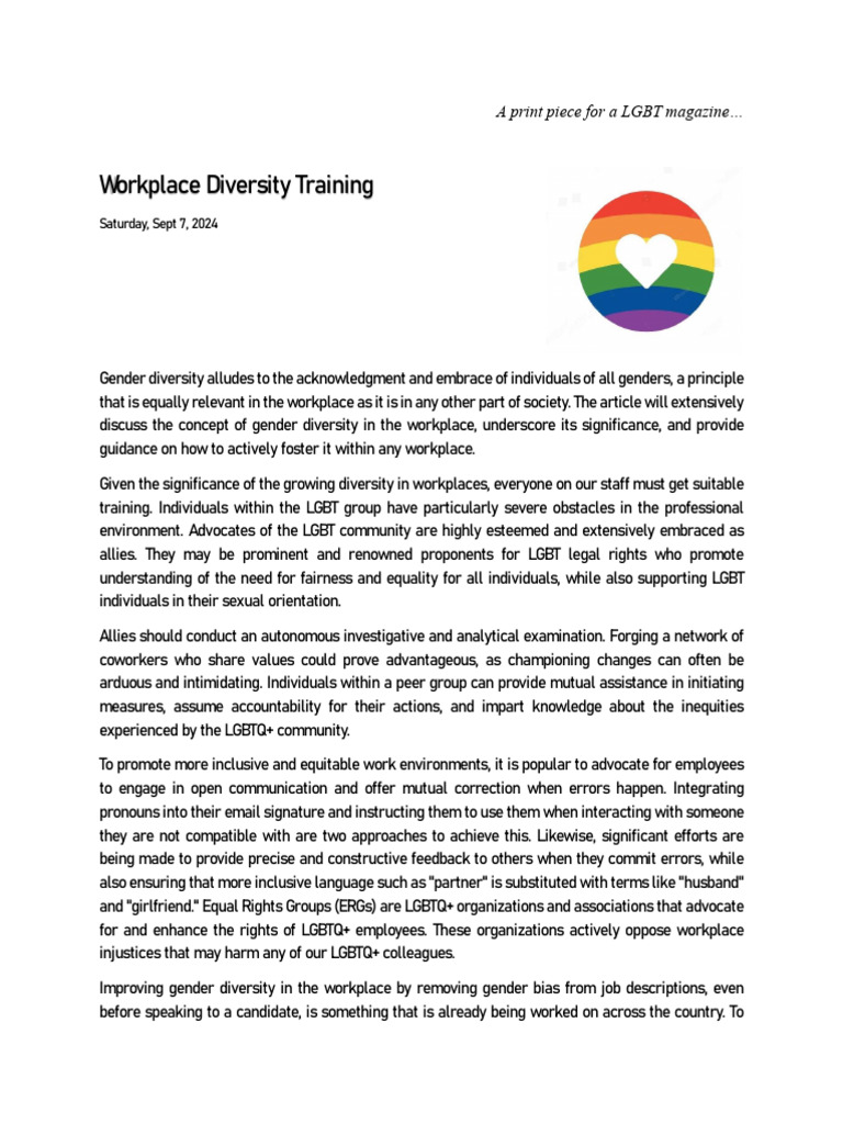 SU HUM1200 W4 Assignment | PDF | Gender | Gender Studies