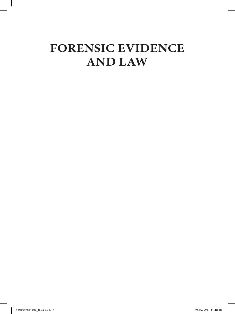 Book | PDF | Expert Witness | Evidence (Law)
