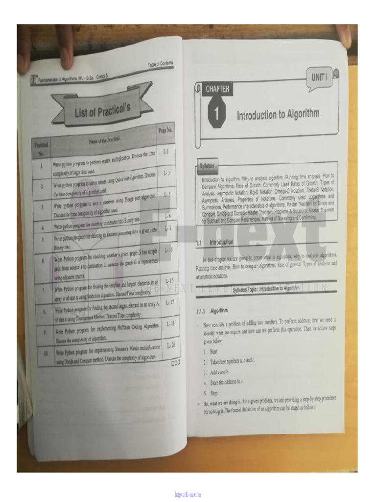 Ch1-Introduction to Algorithm (E-next.in) | PDF