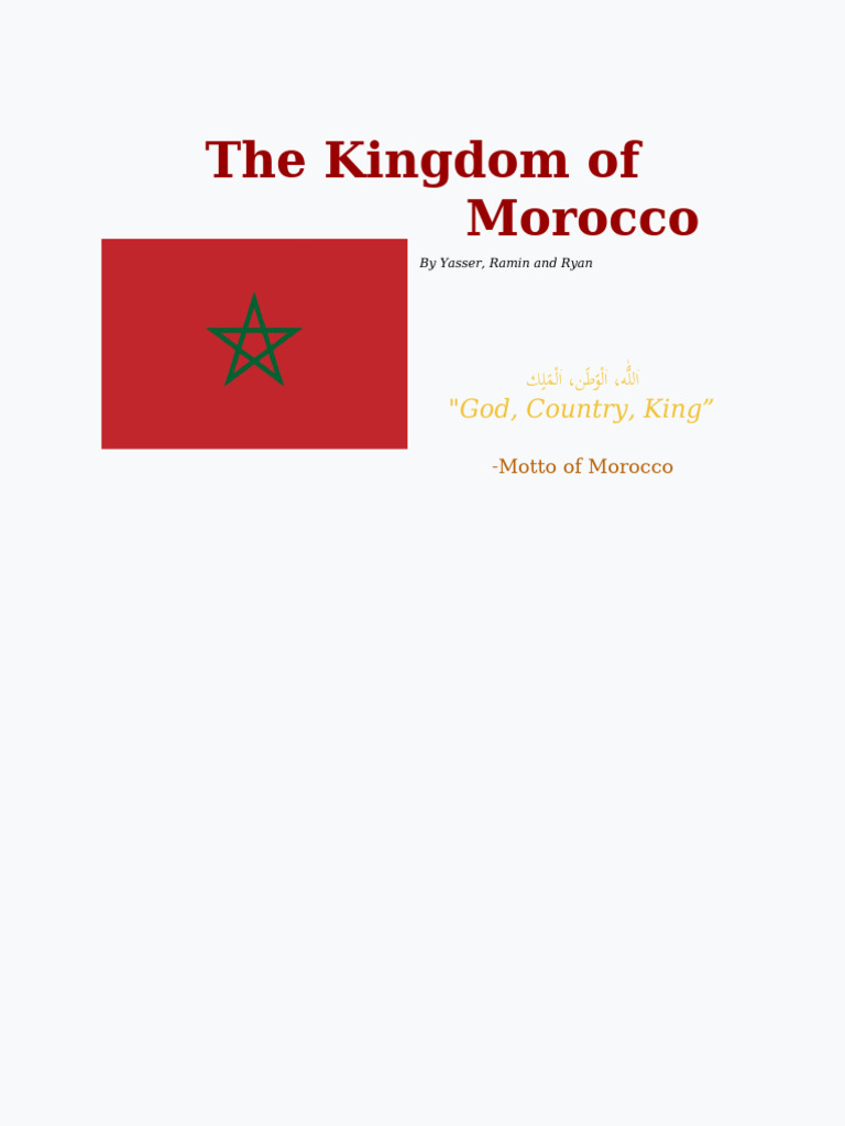 MUN-Morocco | PDF | Morocco | Berbers
