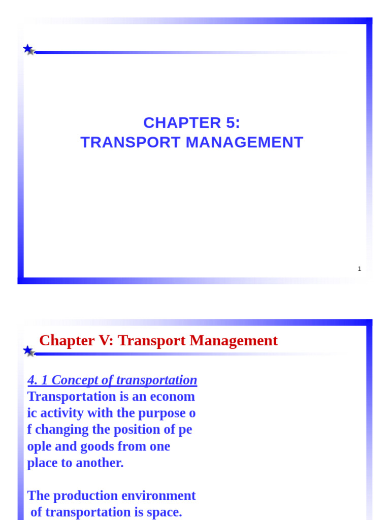 Quan Tri Logistics - c5 | PDF | Transport | Rail Transport