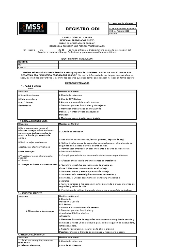 ODI | PDF | ruido | Herramientas