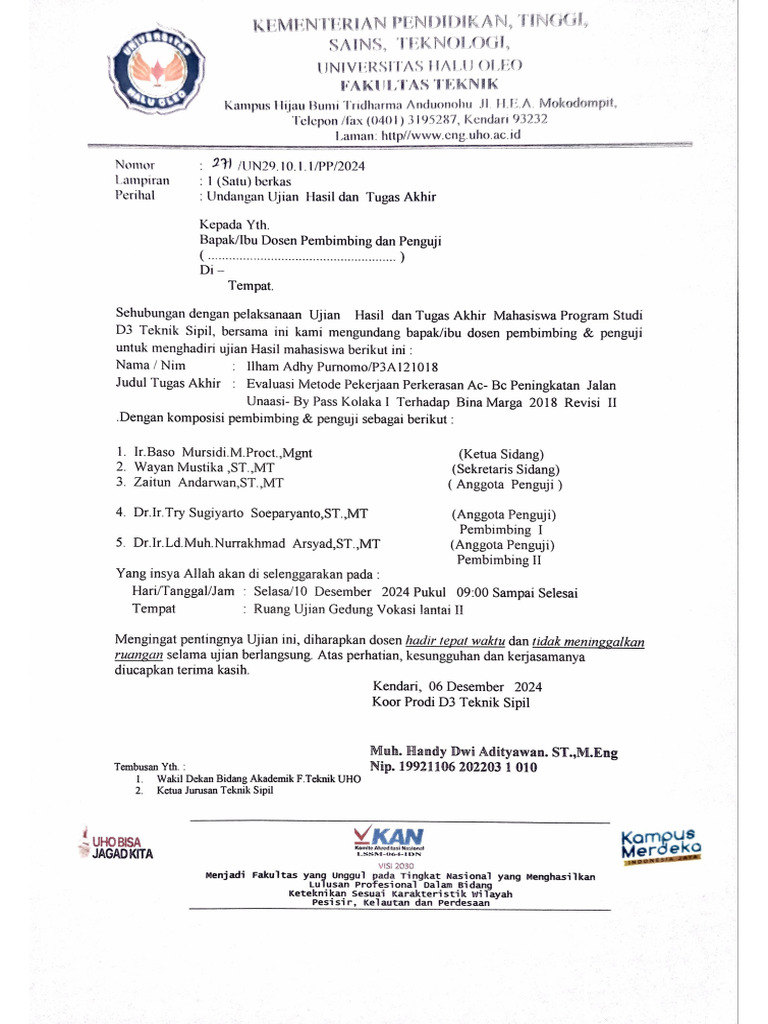 Undangan Hasil-1 | PDF