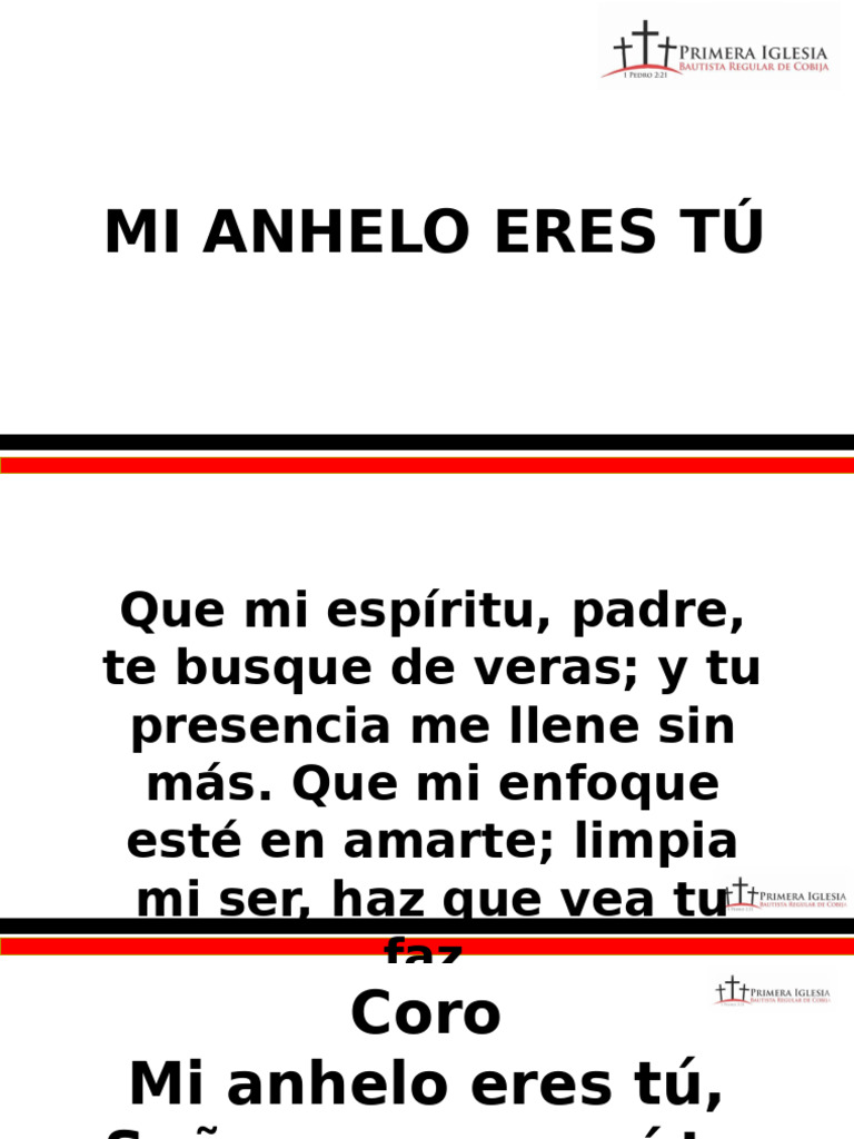 Mi Anhelo Eres Tu | PDF
