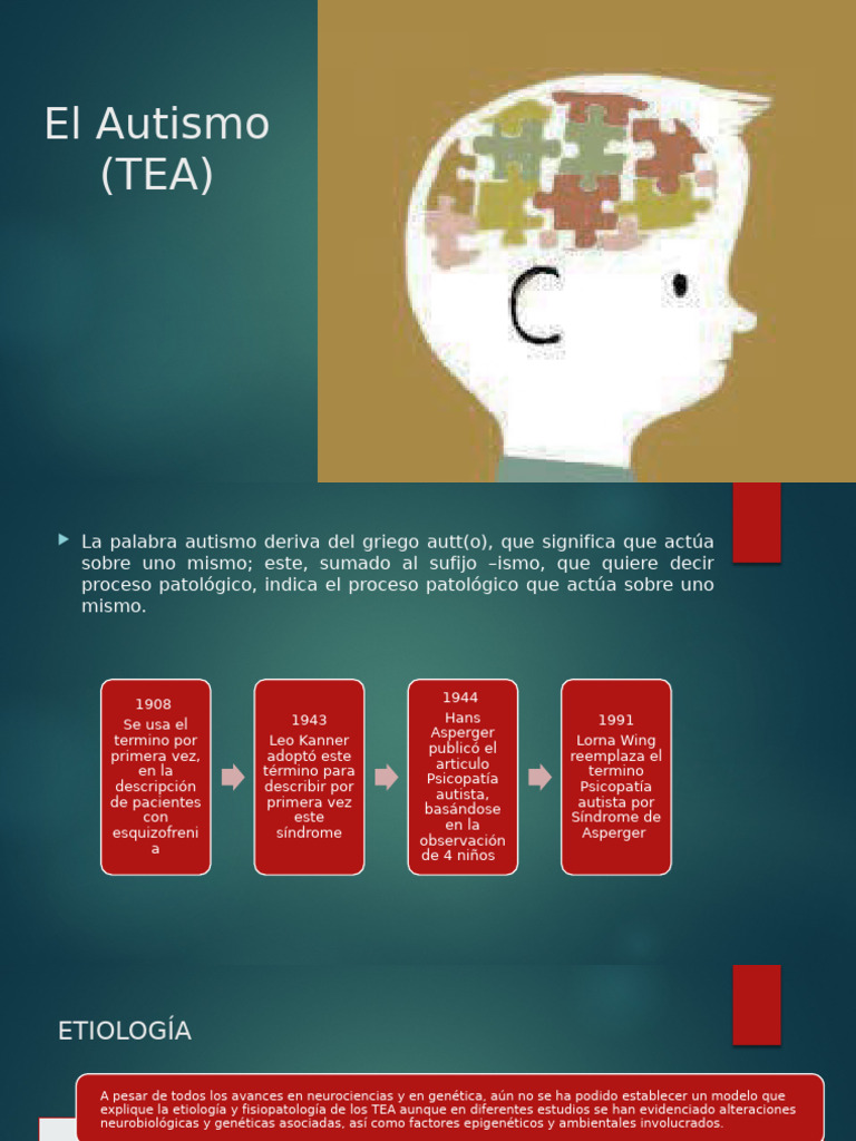 El Autismo (TEA) | PDF | Espectro autista | Síndrome de Asperger