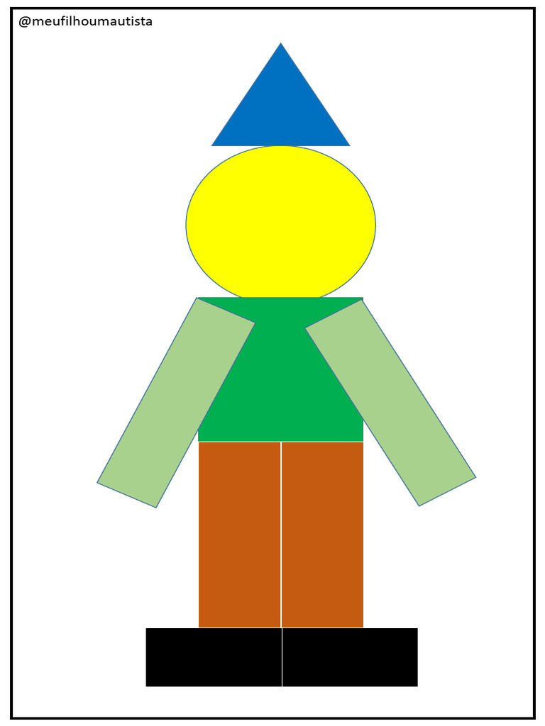 Boneco Formas Geometrica | PDF