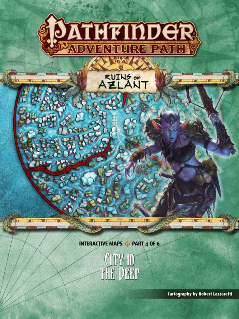 Ruins of Azlant - 4 - City in The Deep - Interactive Maps | PDF