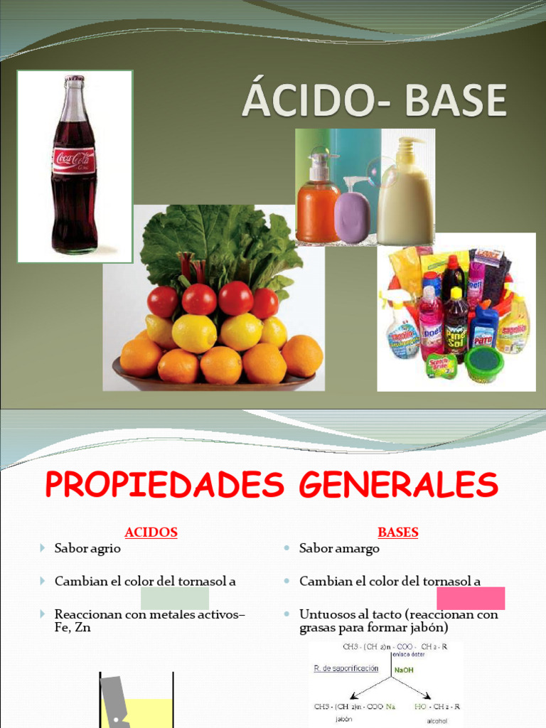 Propiedades y Medición de Ácidos y Bases | PDF | Ph | Ácido