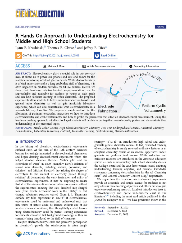 Krushinski Et Al 2024 a Hands on Approach to Understanding ...