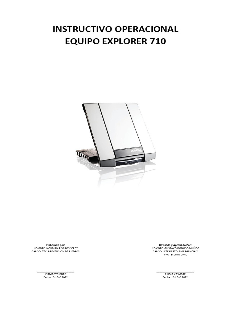 Manual de Operación Explorer 710 | PDF | LAN inalámbrico | Televisión ...