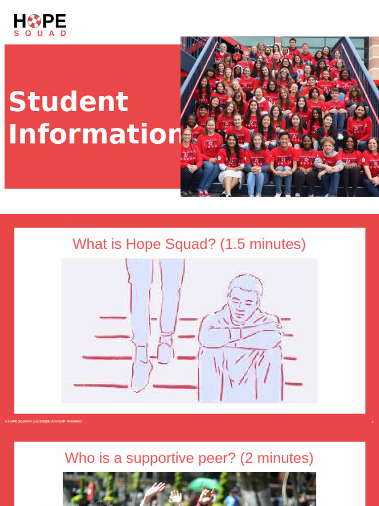 24-25: Hope Squad Intro To Students | PDF