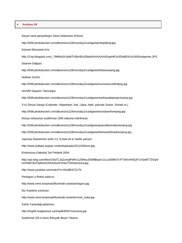 Kartların Dil | PDF