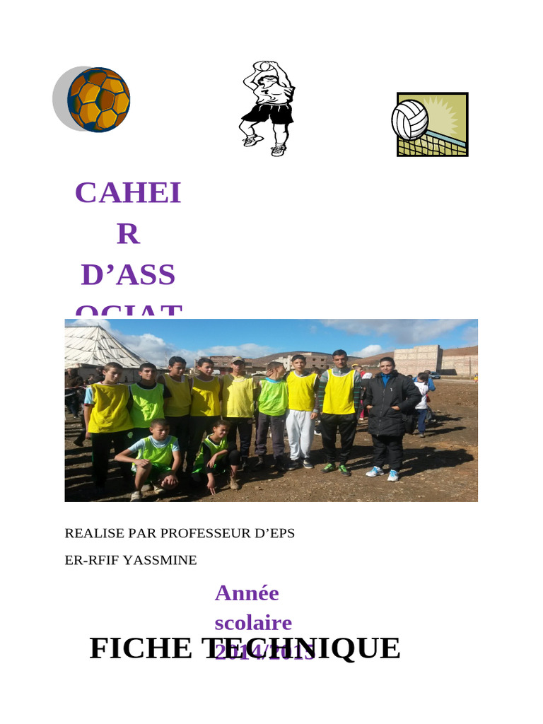 Cahier d'ASS - 022519 | PDF | Des sports | Éducation physique