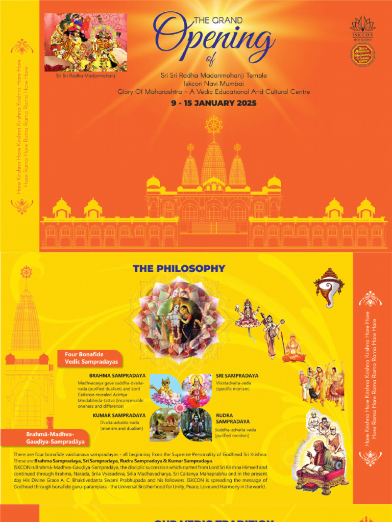 Temple Inauguration of ISKCON Kharghar, Navi Mumbai, INDIA, 9-15 Jan ...