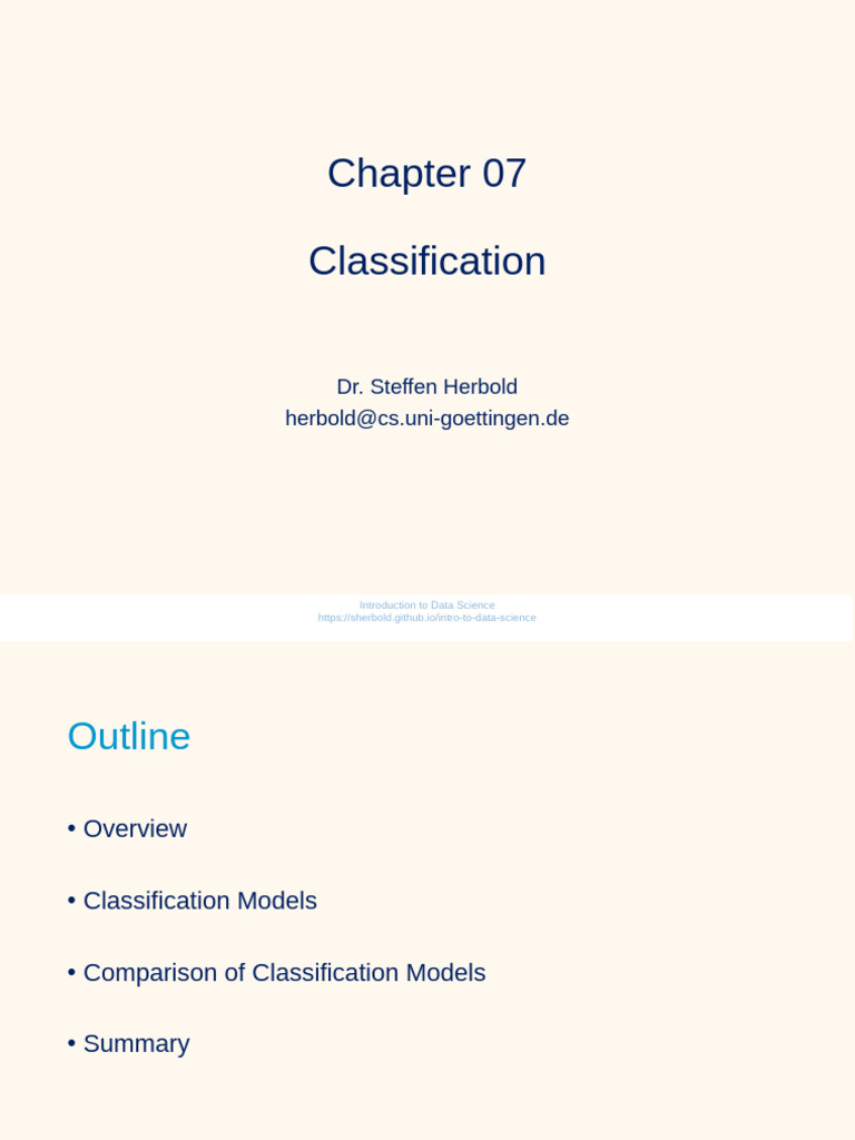 07-Classification | PDF | Receiver Operating Characteristic | Sensitivity And Specificity