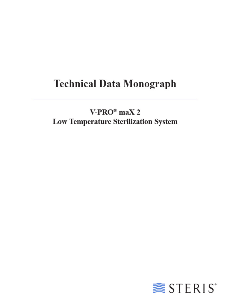 monograph-V-PROmaX 2 Low Temperature Sterilization System | PDF ...